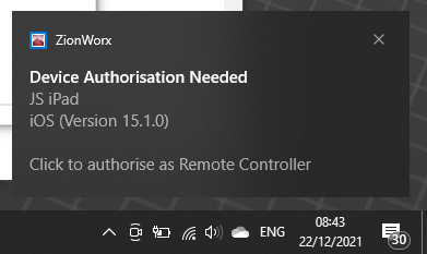 Using the Remote App with ZionWorx v4 – Knowledge Base